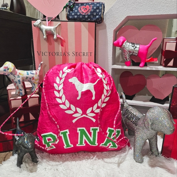 PINK Victoria's Secret | Bags | Vintage Victorias Secret Vs Pink Large ...